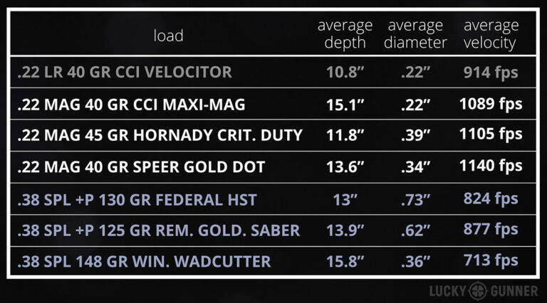 .22 Magnum is Pretty Good - Lucky Gunner Lounge