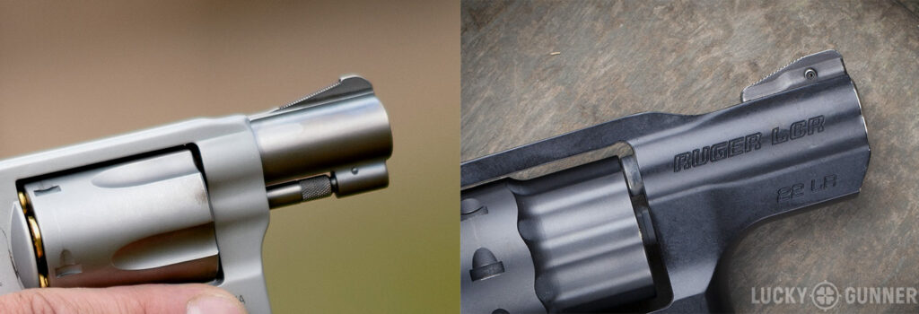 Smith & Wesson J-frame Versus Ruger LCR - Lucky Gunner Lounge